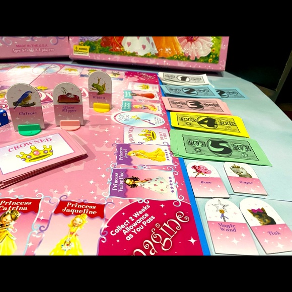 Late for the Sky | Toys | Princess Opoly Board Game An Enchanting Game ...